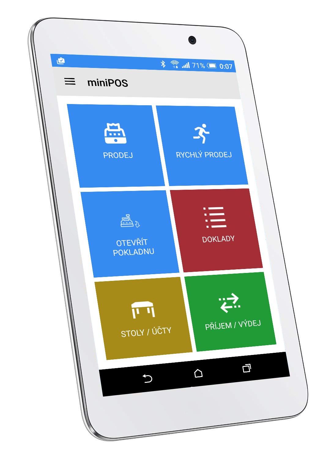 Pokladna pro malé podnikání - miniPOS